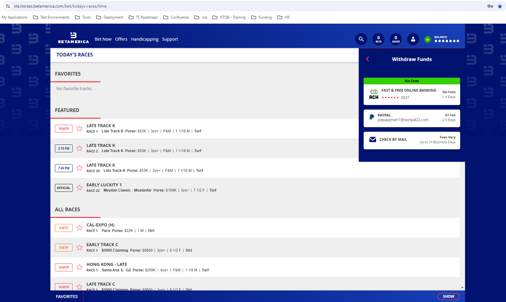 How do I make an ACH Fast & Free Online Banking withdrawal? – BetAmerica